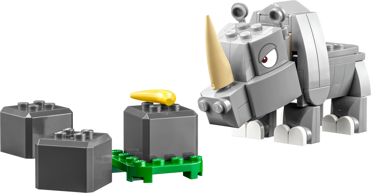 LEGO 71420 Super Mario Rambi das Rhino – Erweiterungsset, 9,99