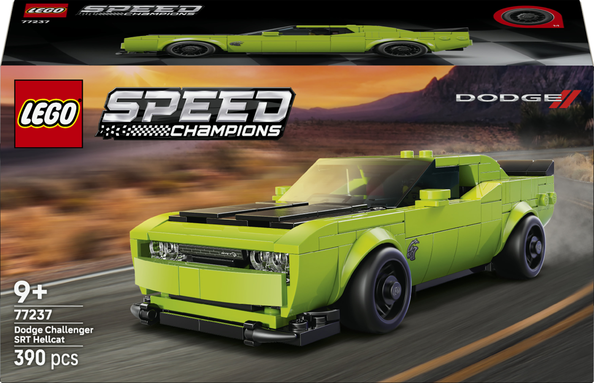LEGO 77237 Speed Champions Dodge Challenger SRT Hellcat Sportwagen, 26,99