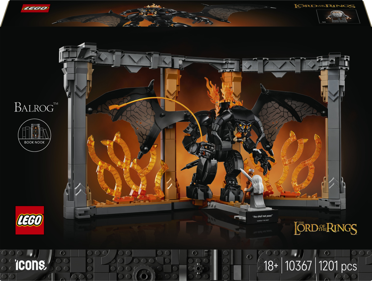 LEGO 10367 ICONS Der Herr der Ringe: Balrog™ Bücherstütze, 119,99