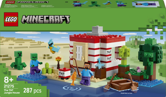 LEGO 21275 Minecraft Das TNT-Dschungelhaus