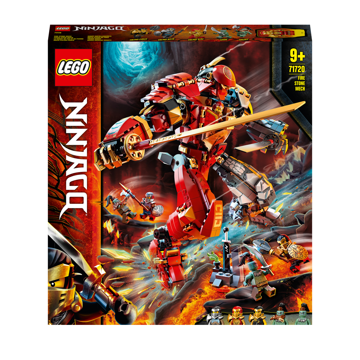 LEGO 71720 NINJAGO Feuer-Stein-Mech, 49,99
