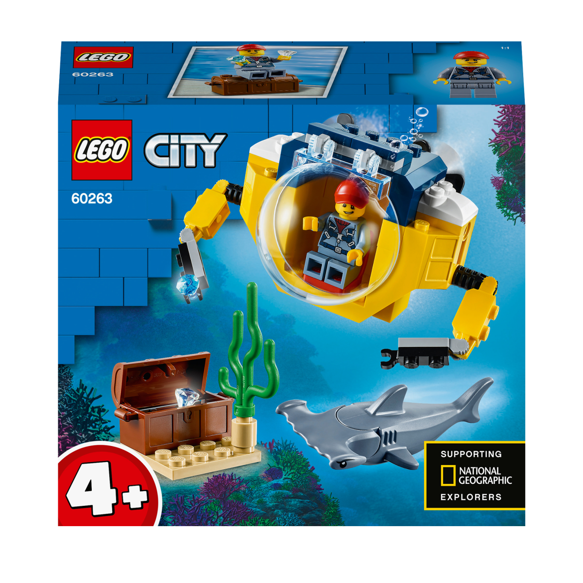 LEGO 60263 City Mini-U-Boot für Meeresforscher, 9,99